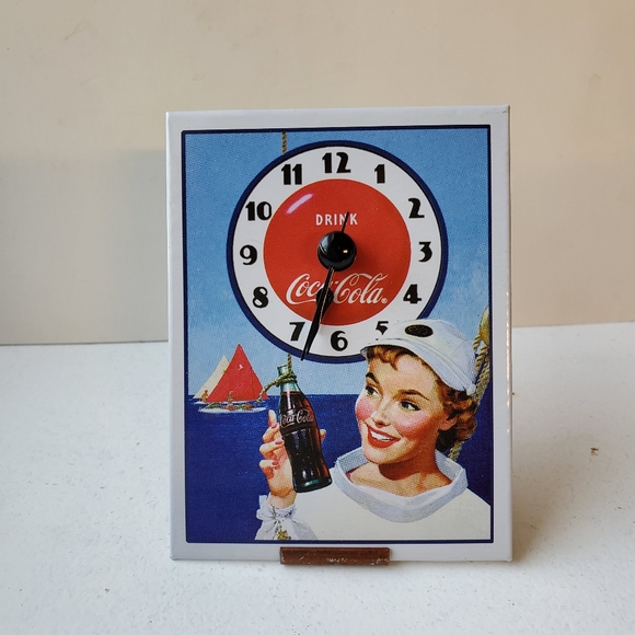 Coca Cola | Other | Coca Cola Matchbox Clock 35 Inches Tall Nib Vintage ...